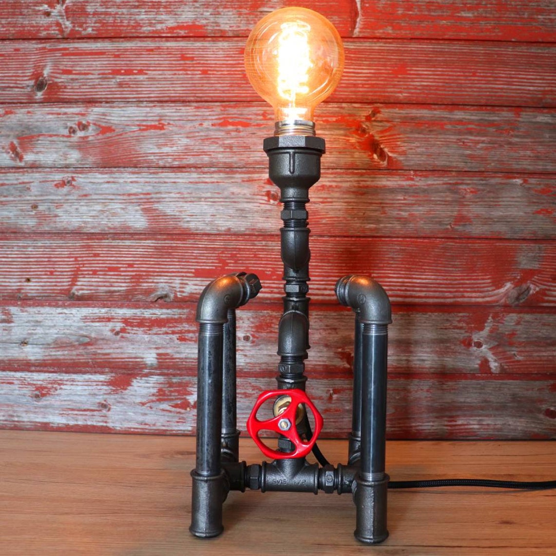 Industrial Table Lamp Steampunk Desk Lamp Edison Lamp Steampunk Lamp ...