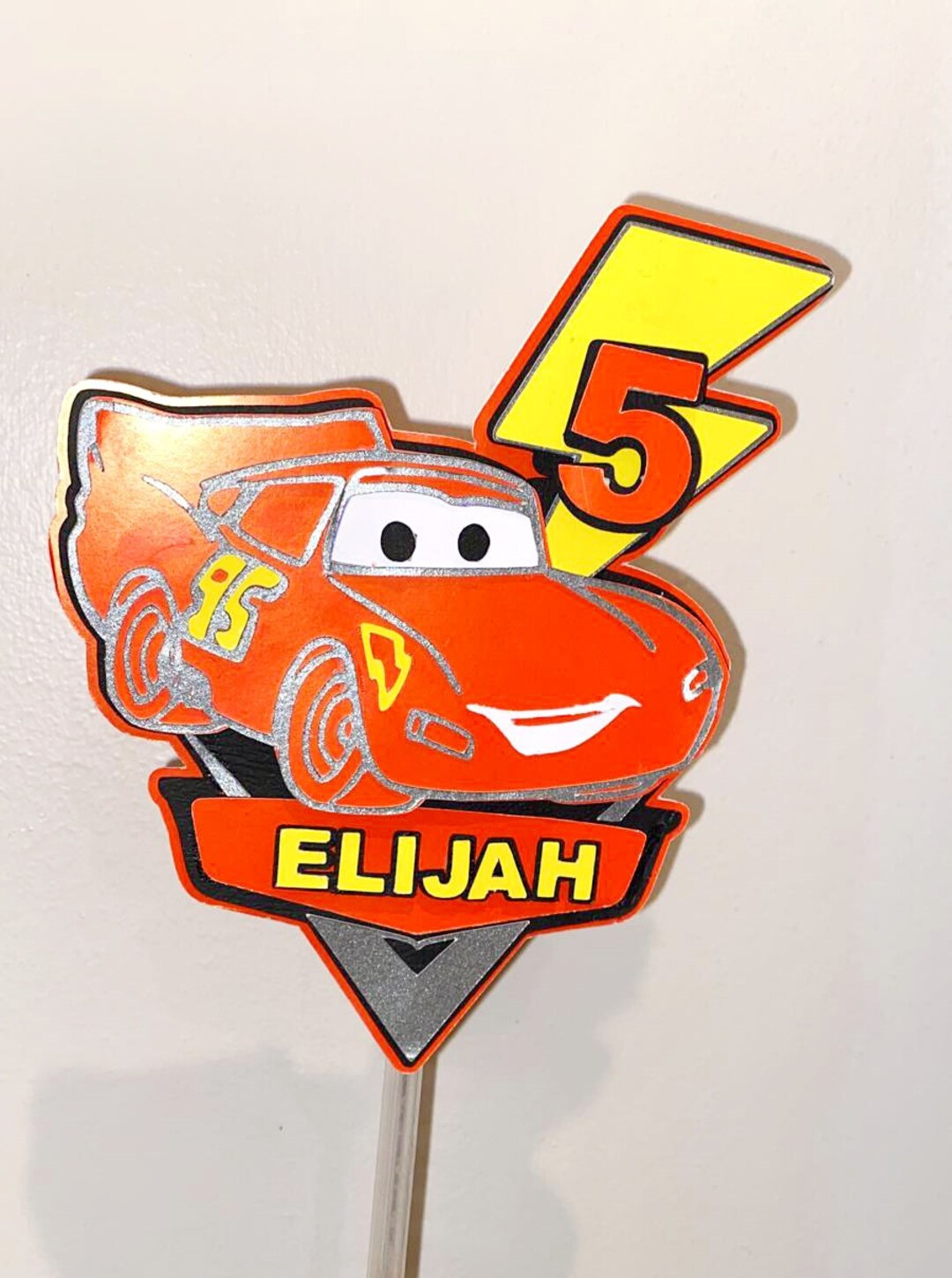 Personalised Kids Cake Topper, Cars Topper, Birthday Topper ...