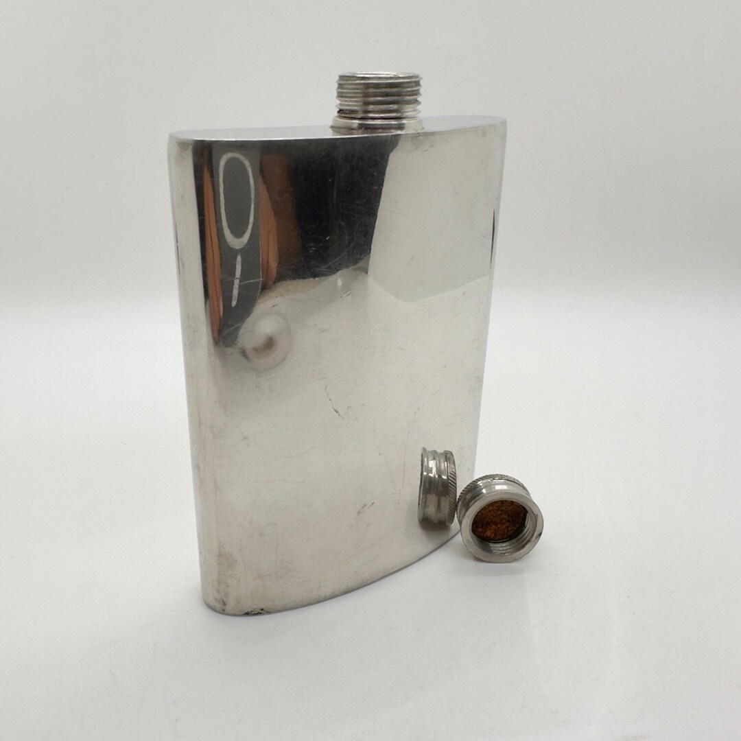 Lunt Silversmith - English Pewter Pocket / Hip Flask (made in England ...
