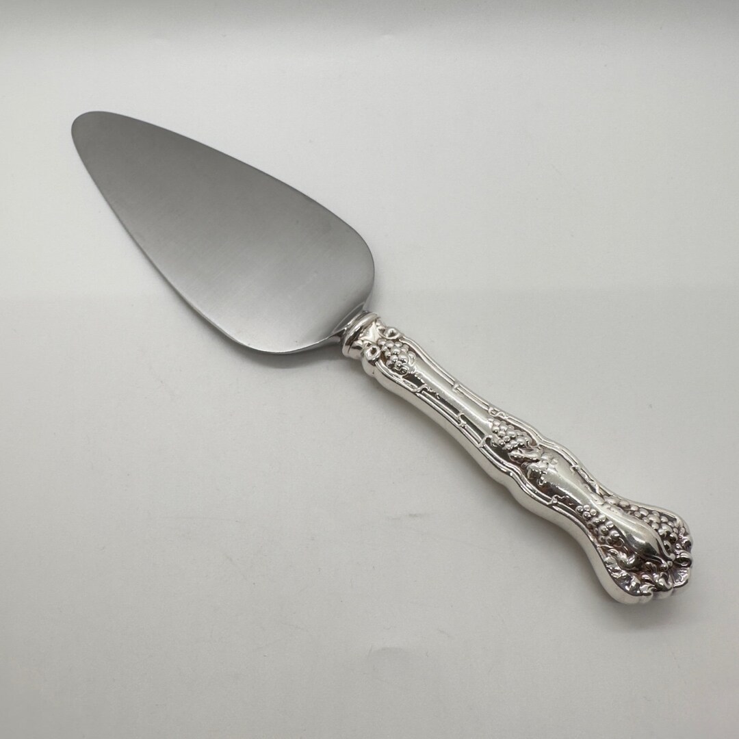 Grapevine Design Silver Plate Cake Server - Etsy
