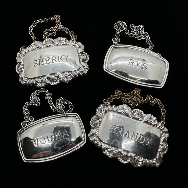 Decanter Tags - Etsy