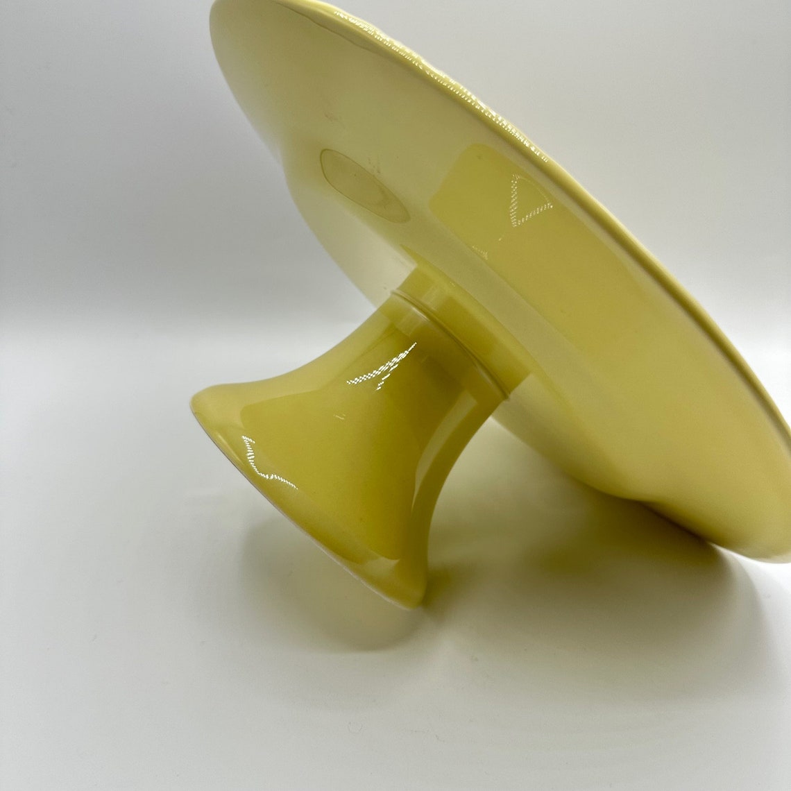 Bordallo Pinheiro - Fantasia (fantasy) 11 Inch Yellow Cake Stand / Cake ...