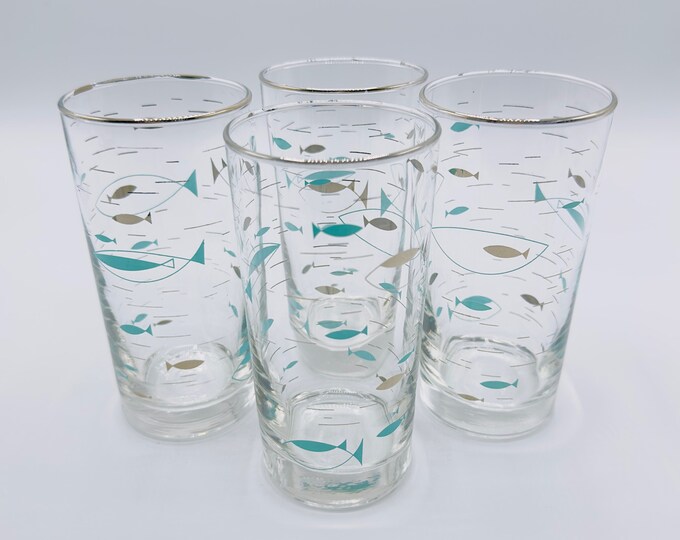 Libbey Glassware - Atomic Fish - Mediterranean 12 Ounce Tumblers (set ...