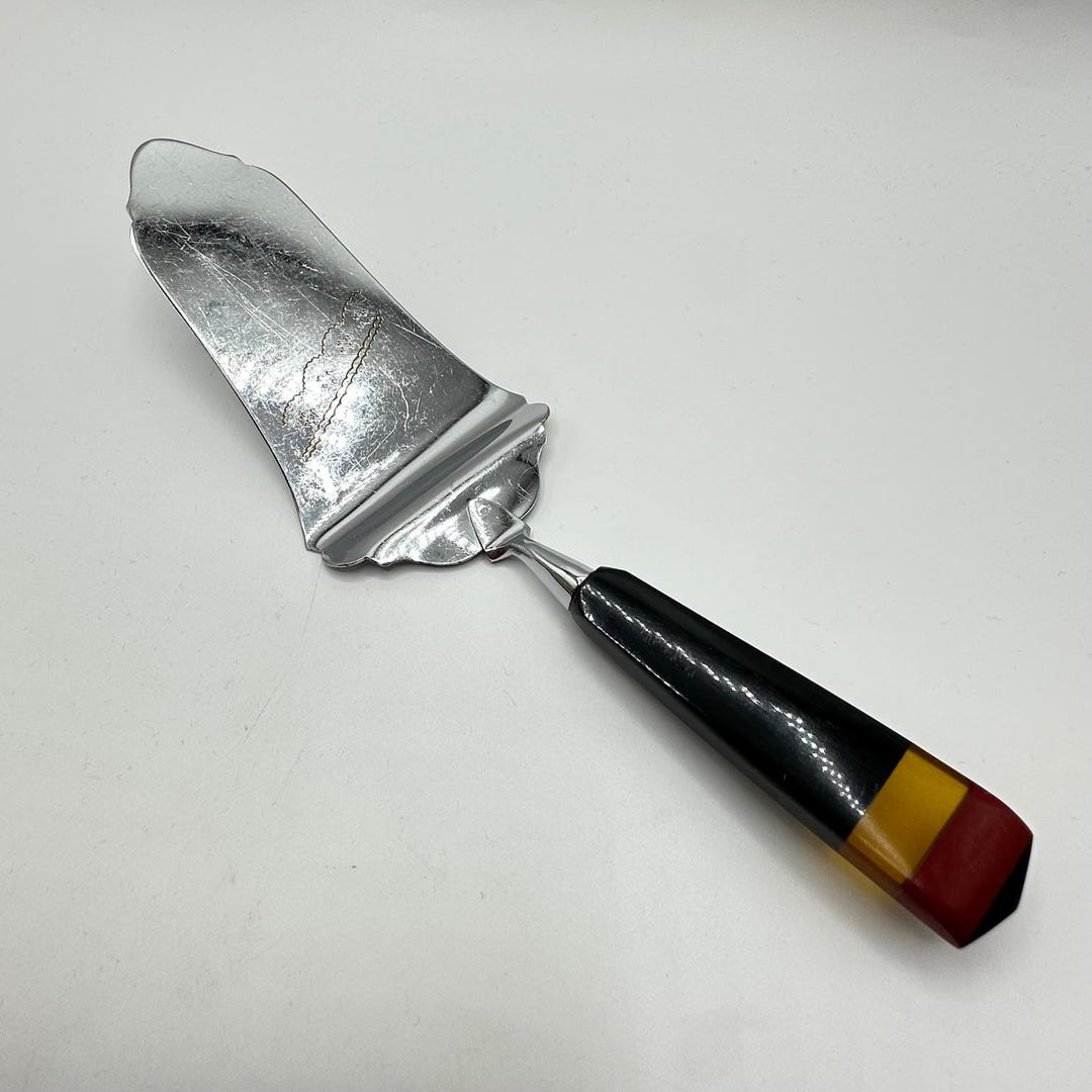 German Multicolored Bakelite Handle Cake / Pie Server - Etsy