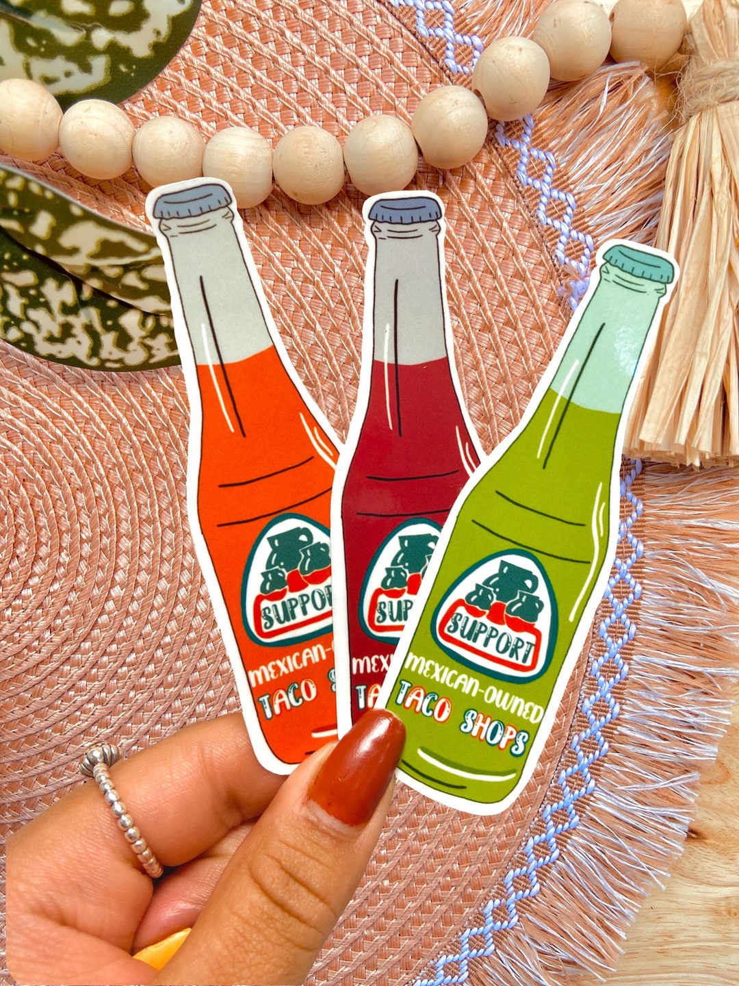 Support Mexican Taco Shops Sticker Jarritos Sticker - Etsy