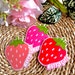 Berry Cute Strawberry Sticker Waterproof Sticker Red Pink Cute ...