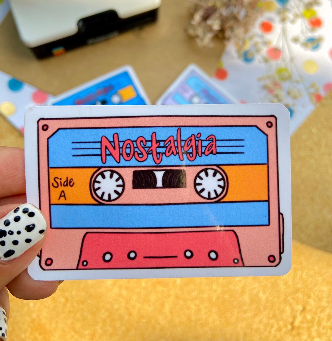 Nostalgia Mixtape Sticker | Vintage Retro Sticker| Mixtape Sticker ...