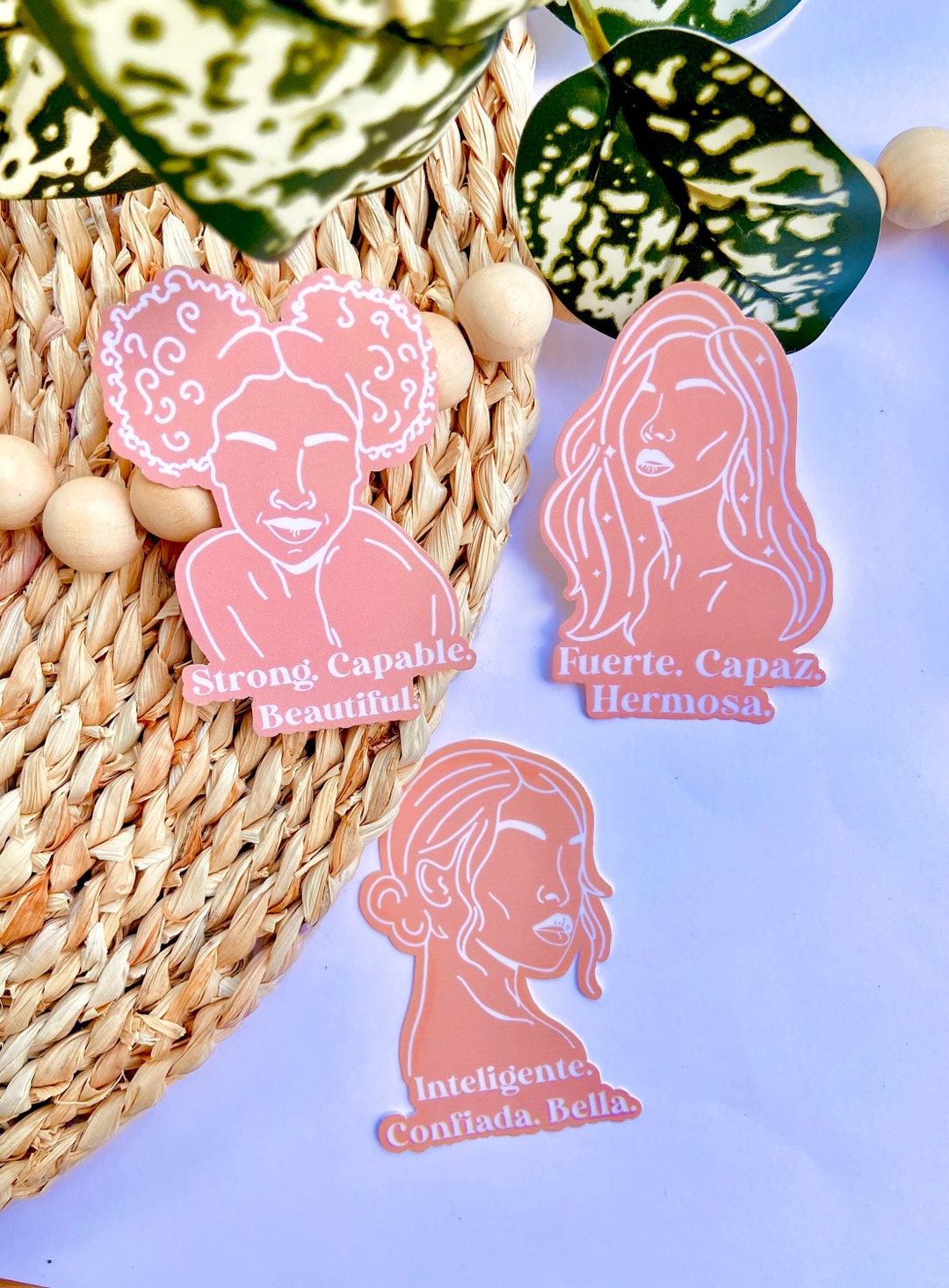 Female Affirmations Sticker | Bilingual Spanish Sticker | Latina ...