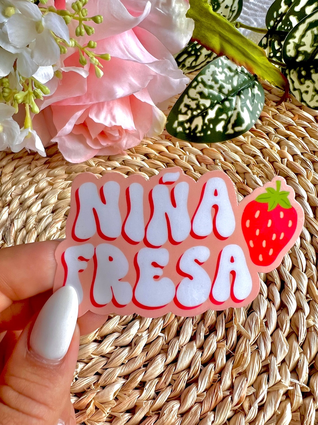 Niña Fresa Sticker | Waterproof Sticker | Fresita Sticker, Strawberry ...