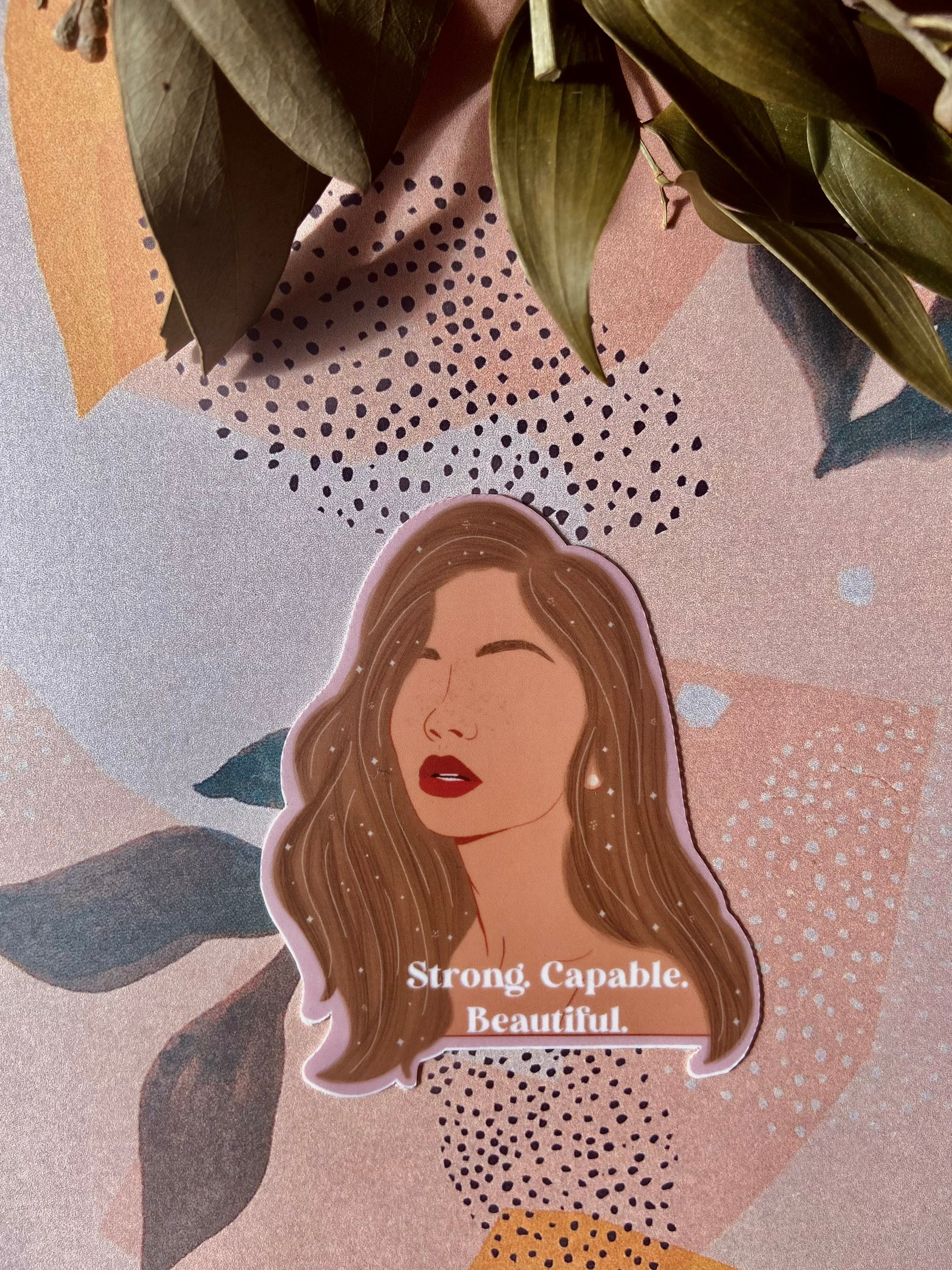 Strong Woman Sticker Women Empowerment WOC Diversity - Etsy