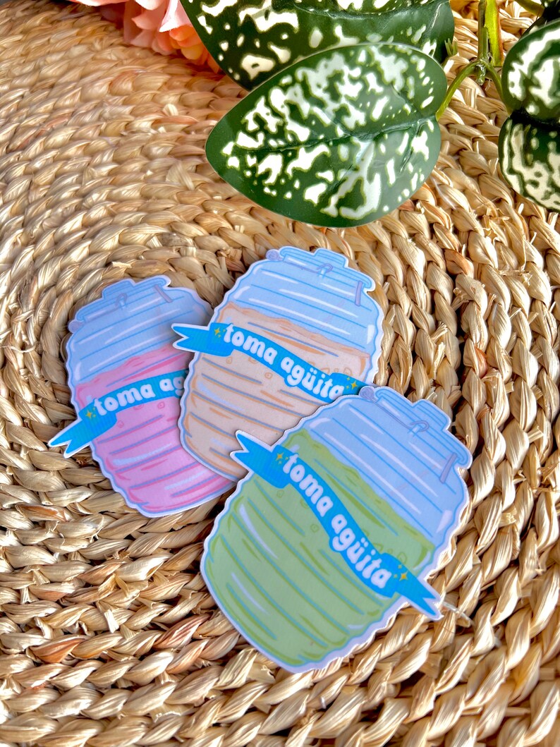 Toma Aguita Sticker | Horchata Aguas Fresca Sticker| Waterproof Sticker ...