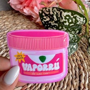 Vaporru Sticker | Waterproof Sticker| Vicks Vaporub Inspired Sticker ...