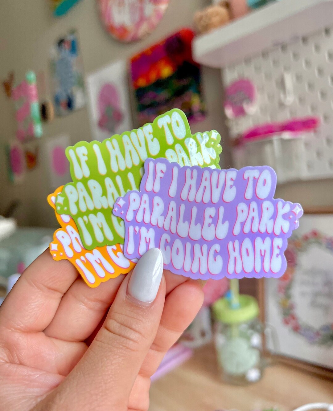 Parallel Park Sticker | Waterproof Sticker | Funny Sticker, Bad Driver ...