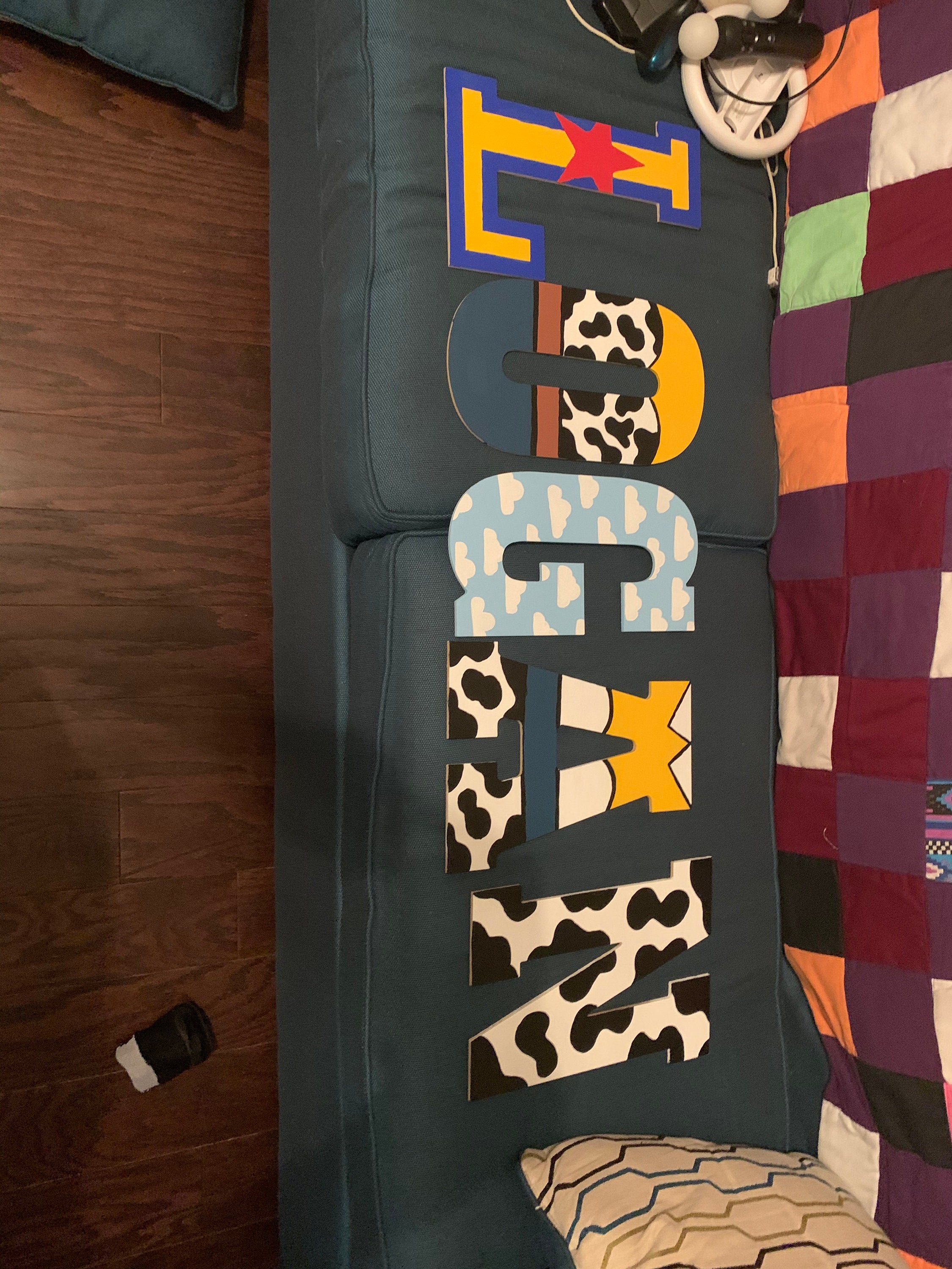 Custom Hand Painted Wood Letters - Etsy