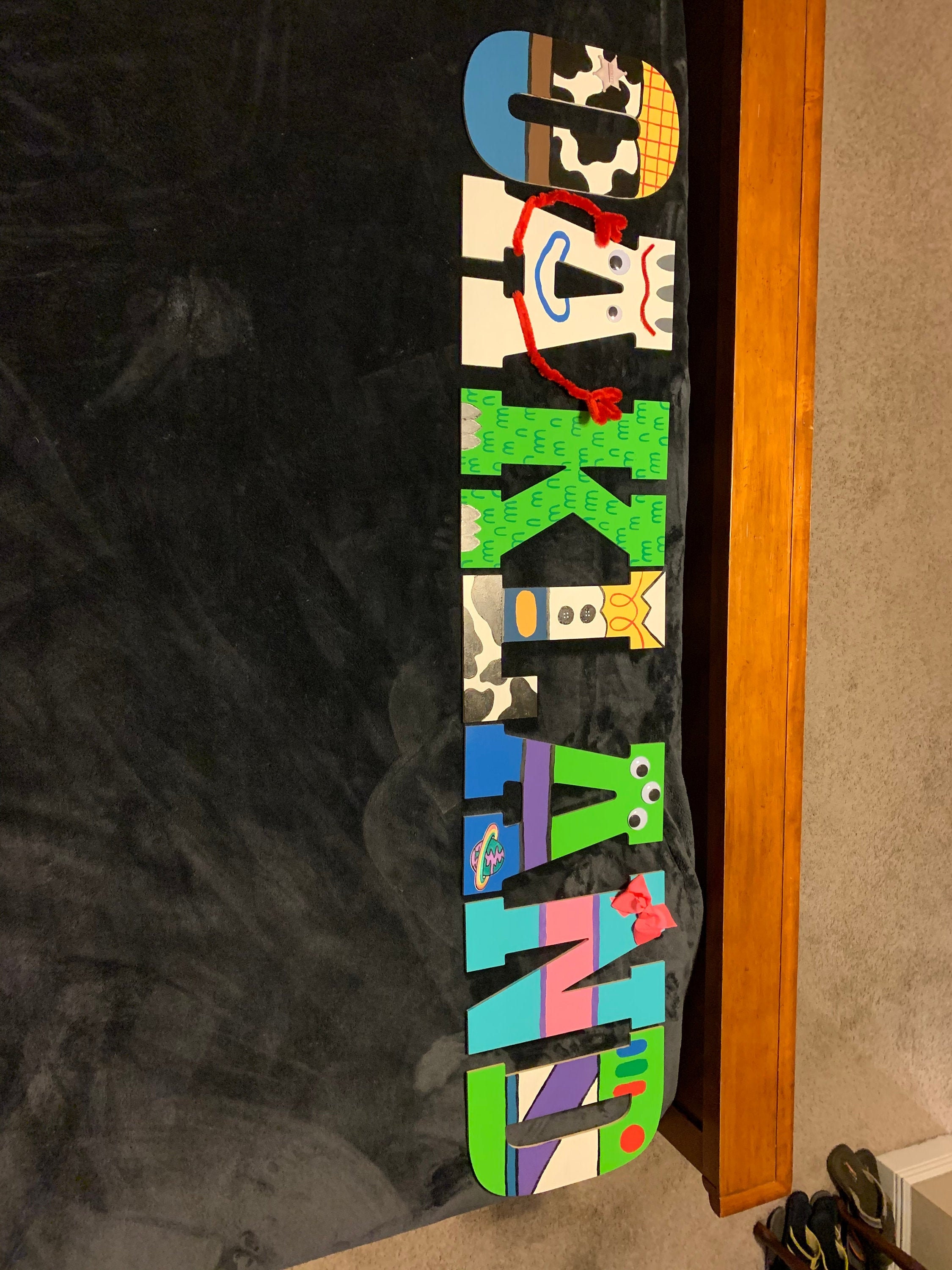 Custom Hand Painted Wood Letters - Etsy