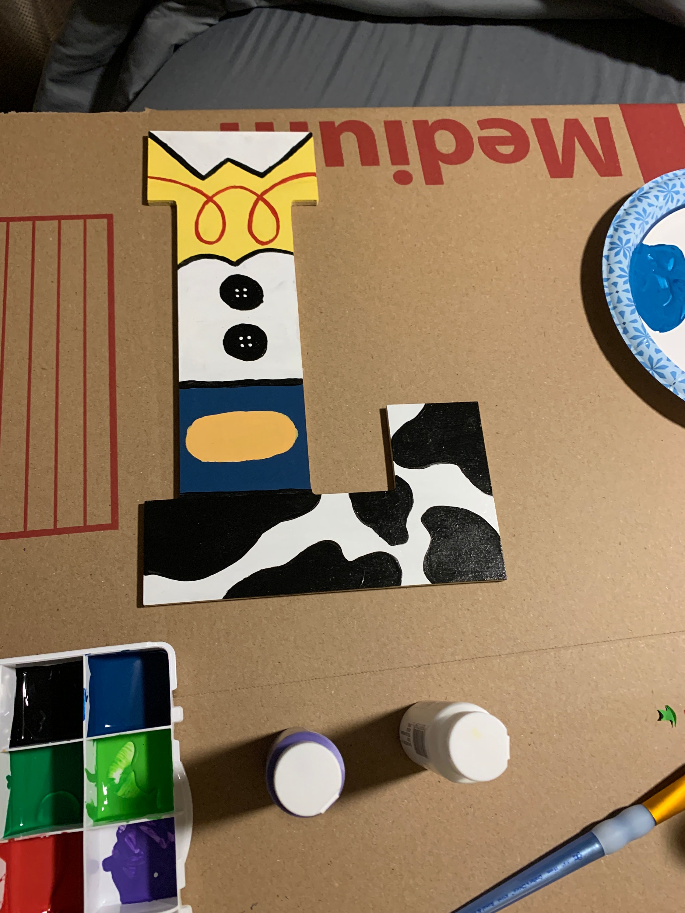 Custom Hand Painted Wood Letters - Etsy