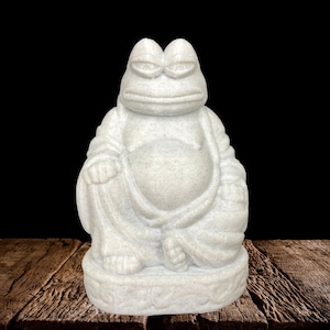 Pepe the Frog Buddha Statue | Desk Decor - Etsy