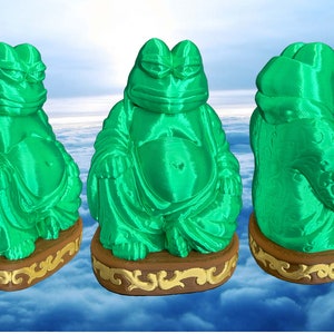 Pepe the Frog Buddha Statue | Desk Decor - Etsy