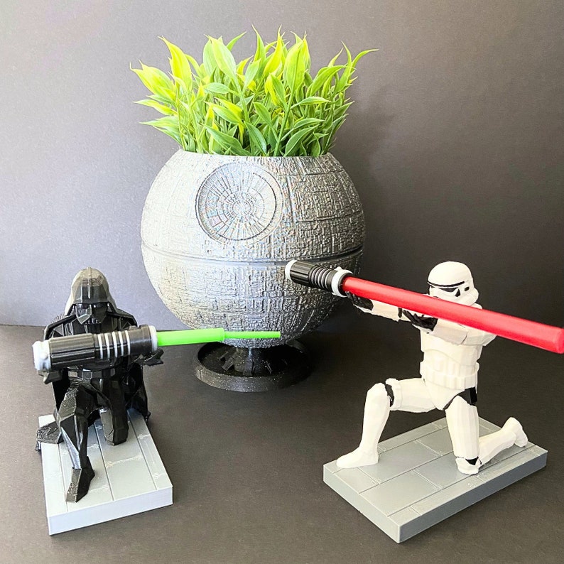 Stormtrooper Pen Holder | Star Wars Desk Toy | 3D Printed Collectible ...
