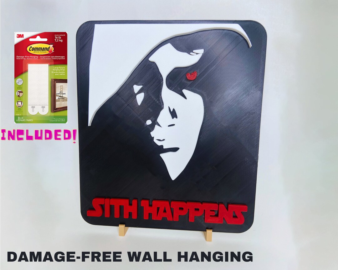 Sith Happens Wall Art | Funny Star Wars Sign, Dad Joke Gift - Etsy