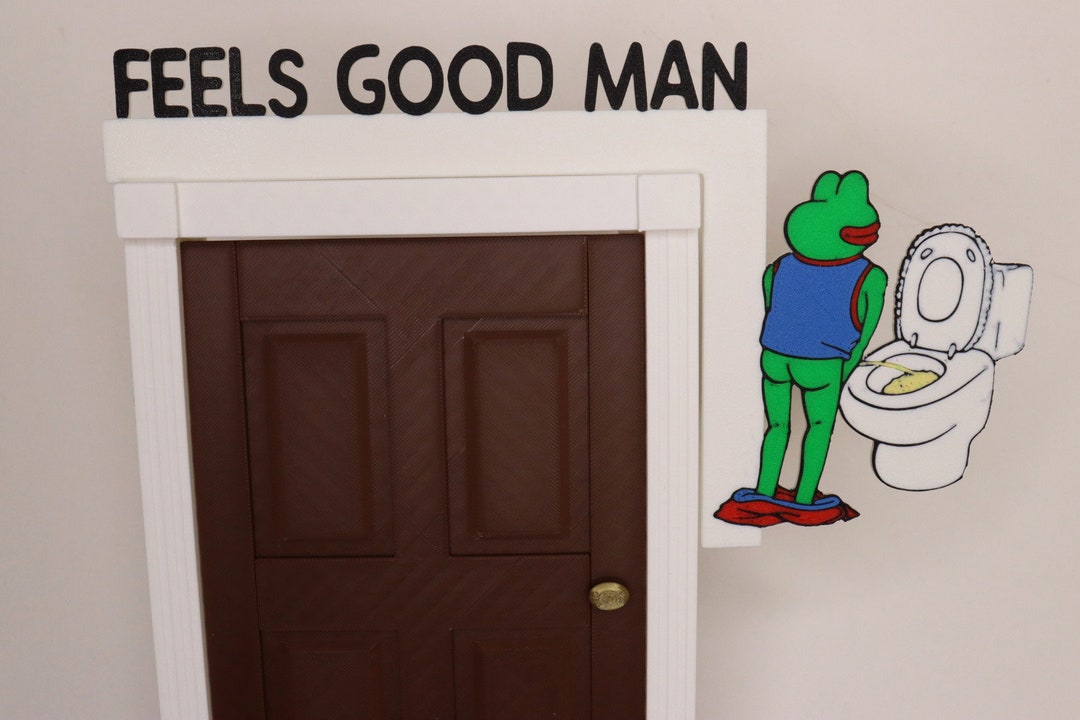 Pepe Door Decor Door Corner Feels Good Man Free Shipping - Etsy