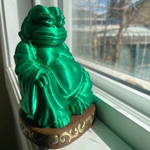 Pepe the Frog Buddha Statue | Desk Decor - Etsy