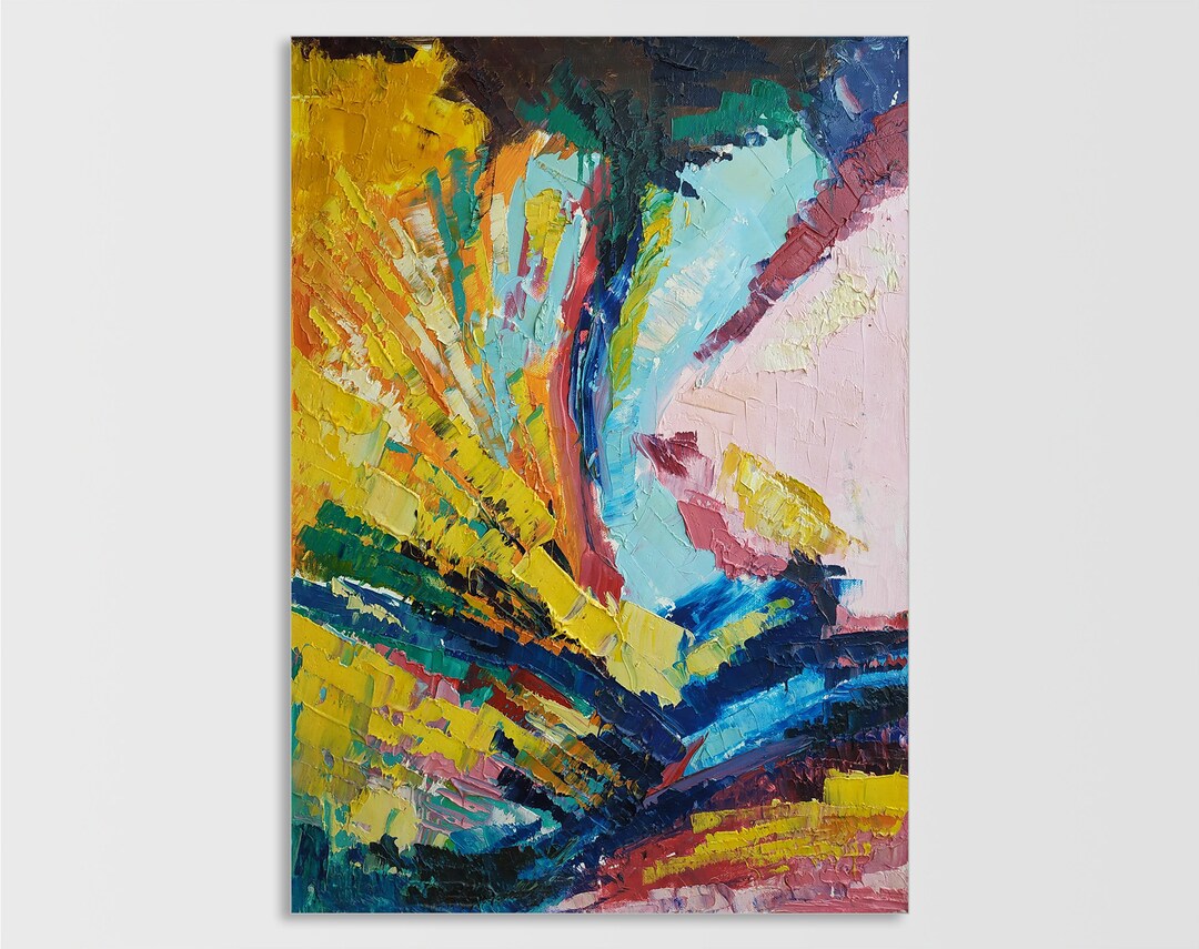 Large Abstract Painting Abstract Erotic Art Impasto Oil Art - Etsy