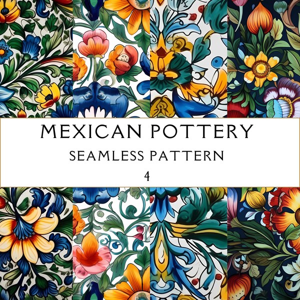 Mexican Pottery Stencils - Etsy