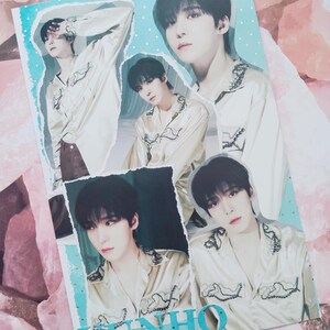 Ateez Photo Collage - Golden Hour Print - Official Photobook ...