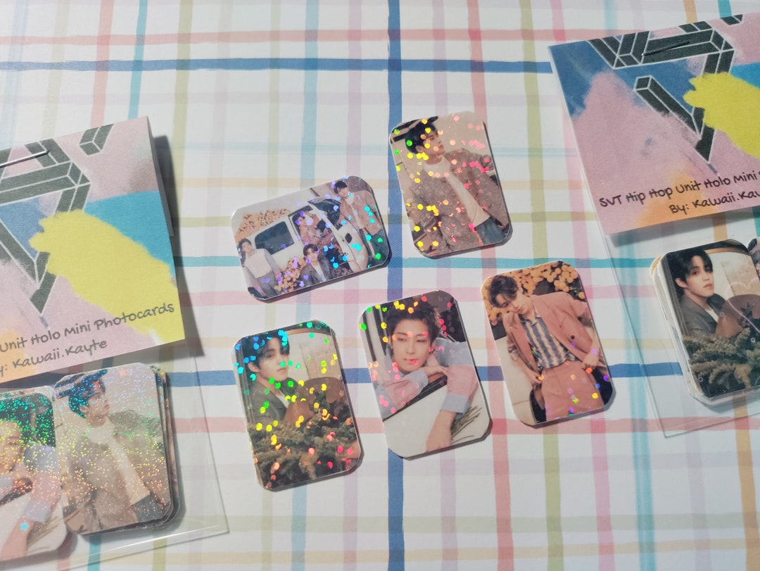 SVT Mini Holographic Photocards - Fanmade - Seventeen Hoshi Woozi ...