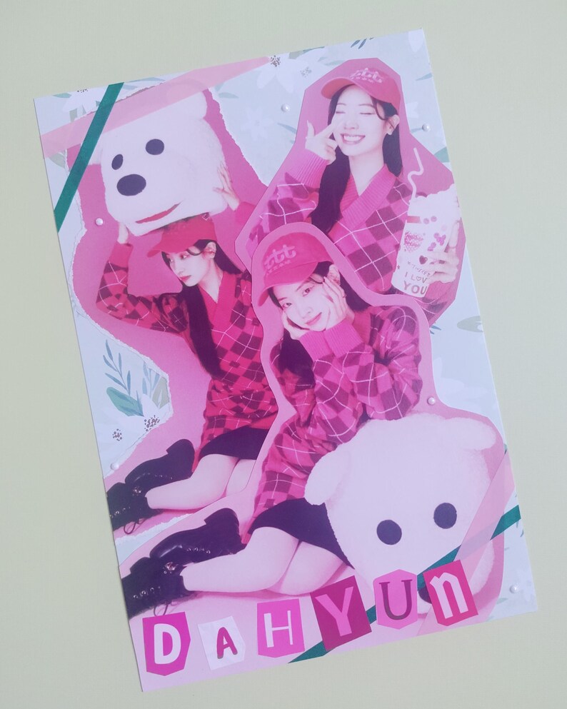 Twice Photo Collage Print Strategy Postcard/poster Official Photobook ...