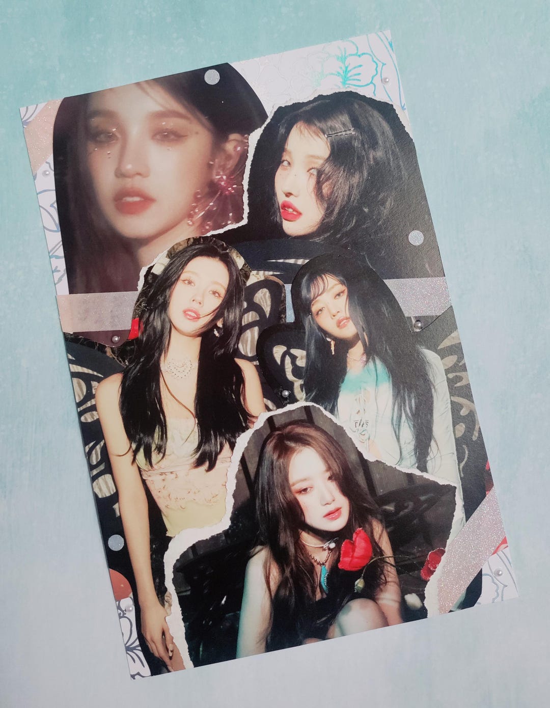 G)i-dle Photo Collage Print I Feel Postcard Poster Official Photobook ...