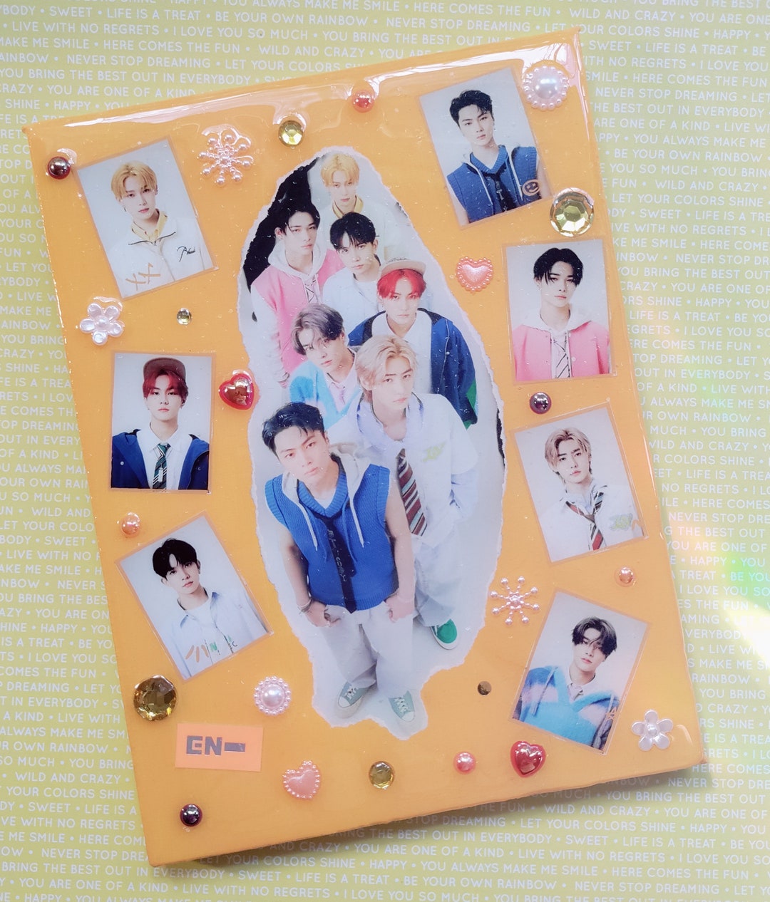 Enhypen Wall Canvas Resin Work Jake Jay Heesung Jungwon - Etsy