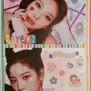Twice Photo Collage Print - Formula of Love Twice Postcard/poster ...