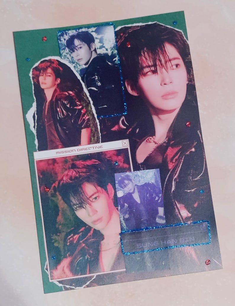 Zerobaseone Melting Point Photo Collage - Photobook Print ZB1 Ricky Han ...