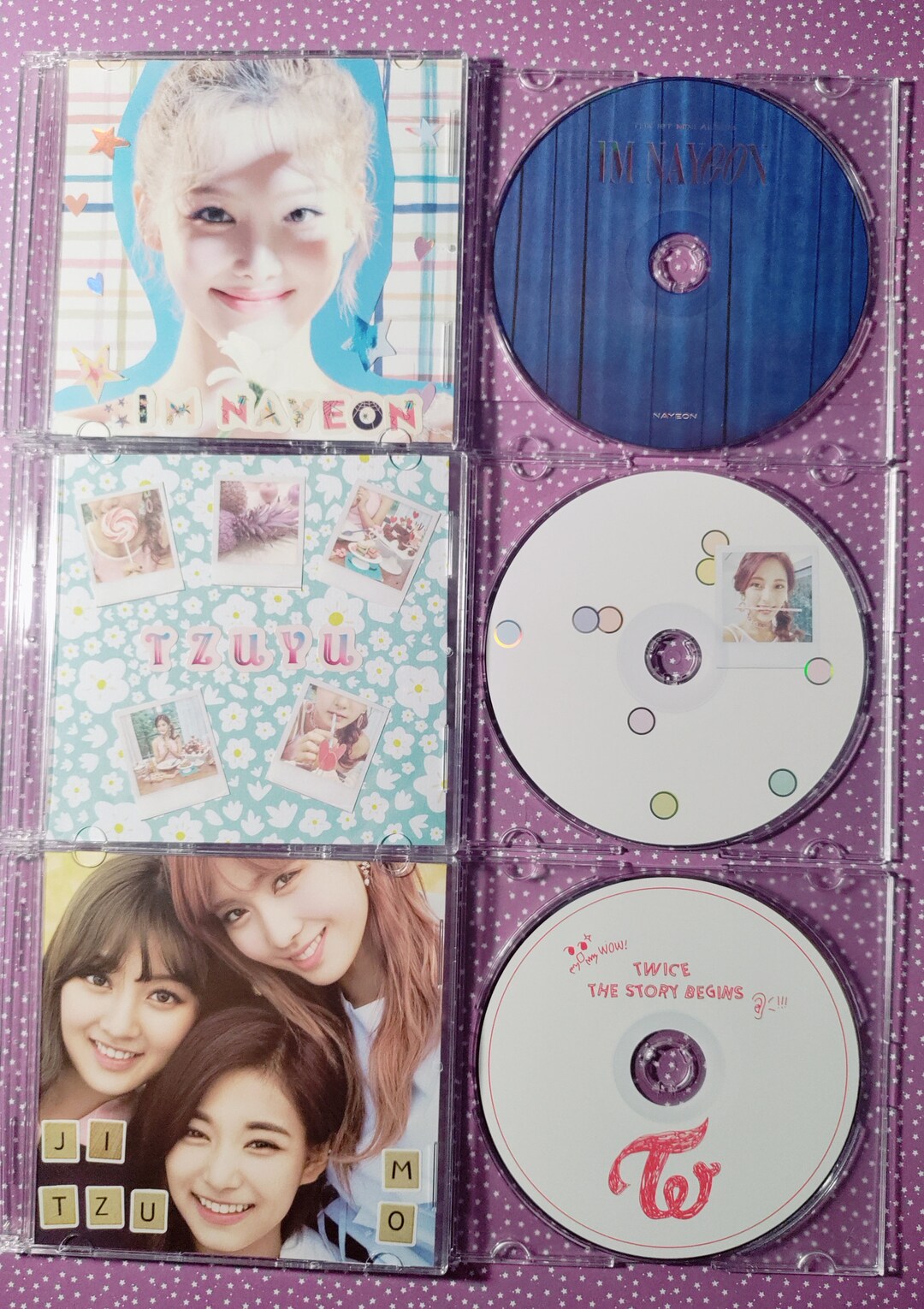 Customized Kpop Cd Cases Collage Twice Nayeon Jeongyeon Momo Sana Jihyo Mina Dahyun Chaeyoung ...