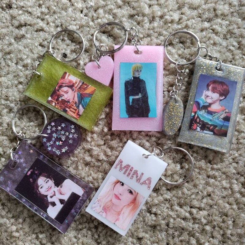 Custom Resin Keychain - Etsy