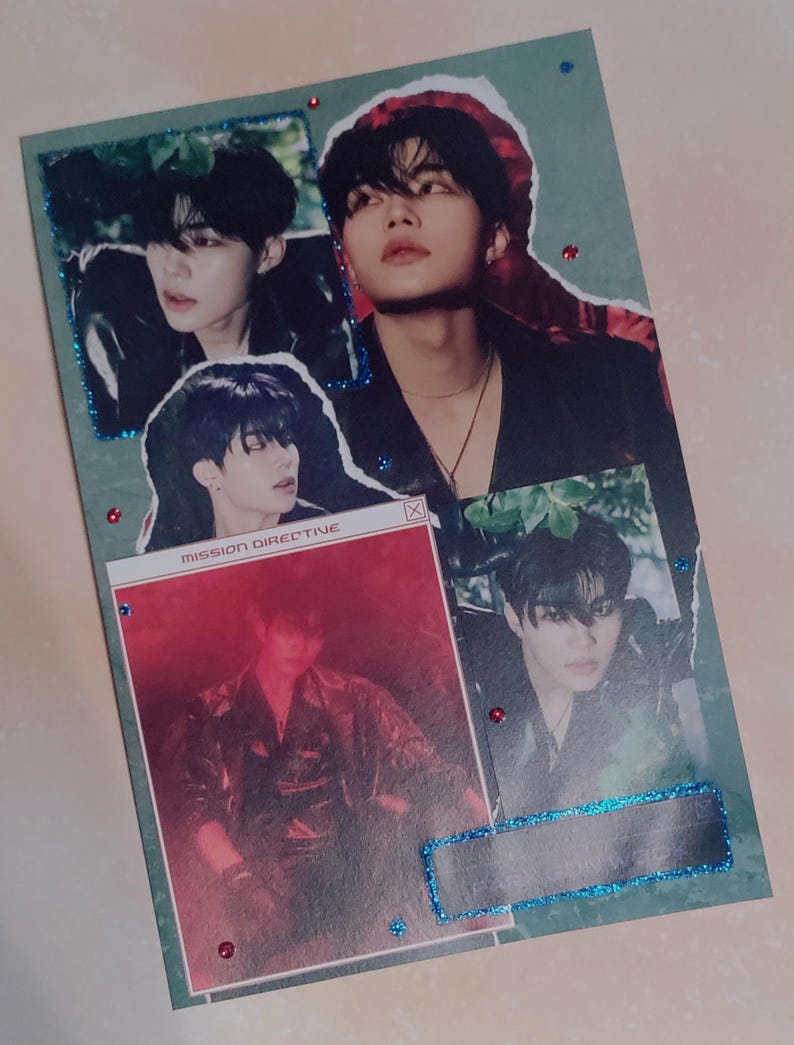 Zerobaseone Melting Point Photo Collage - Photobook Print ZB1 Ricky Han ...