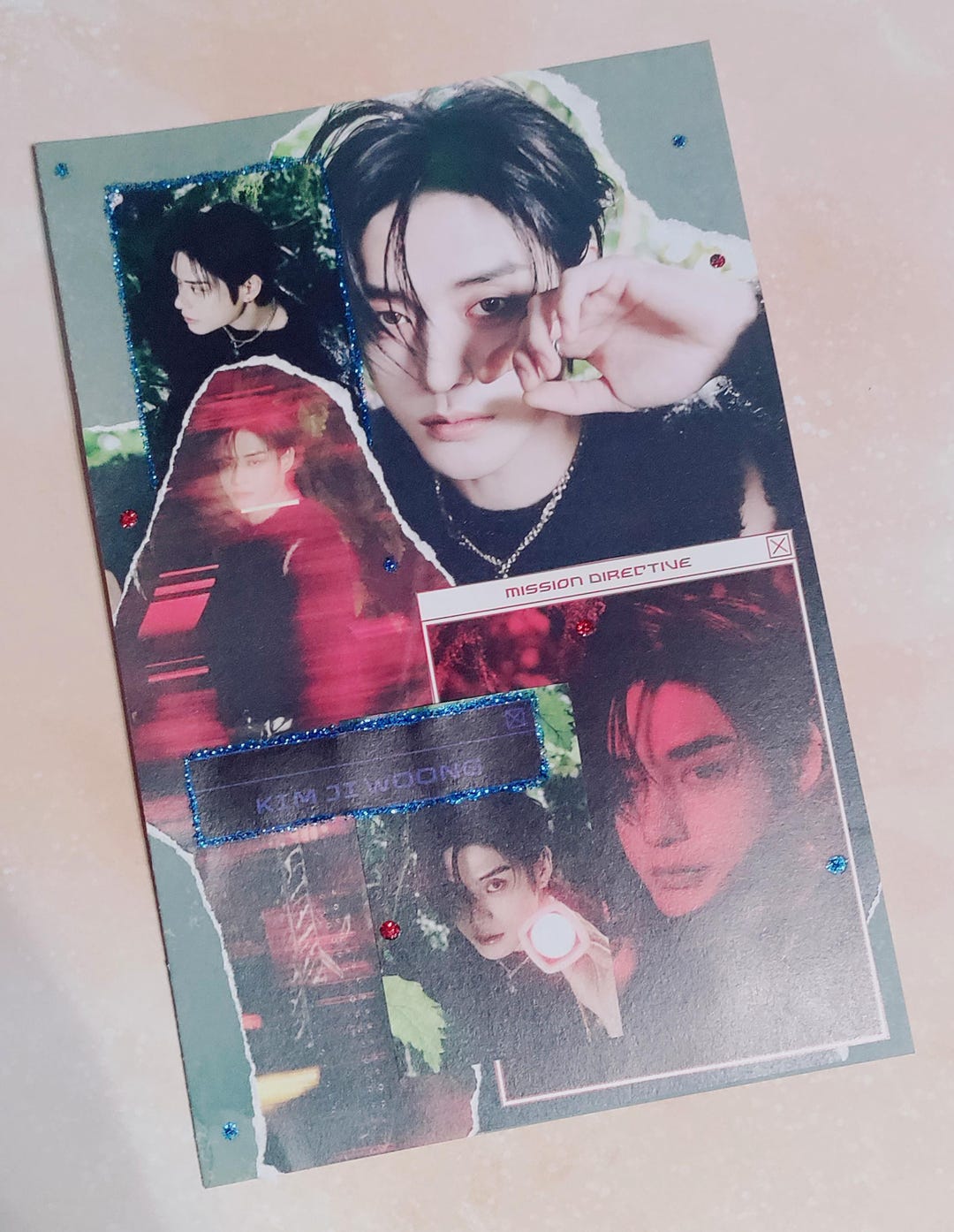 Zerobaseone Melting Point Photo Collage - Photobook Print ZB1 Ricky Han ...