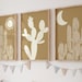 Western Décor Desert Cactus Nursery Wall Décor, Boho Cactus Modern ...