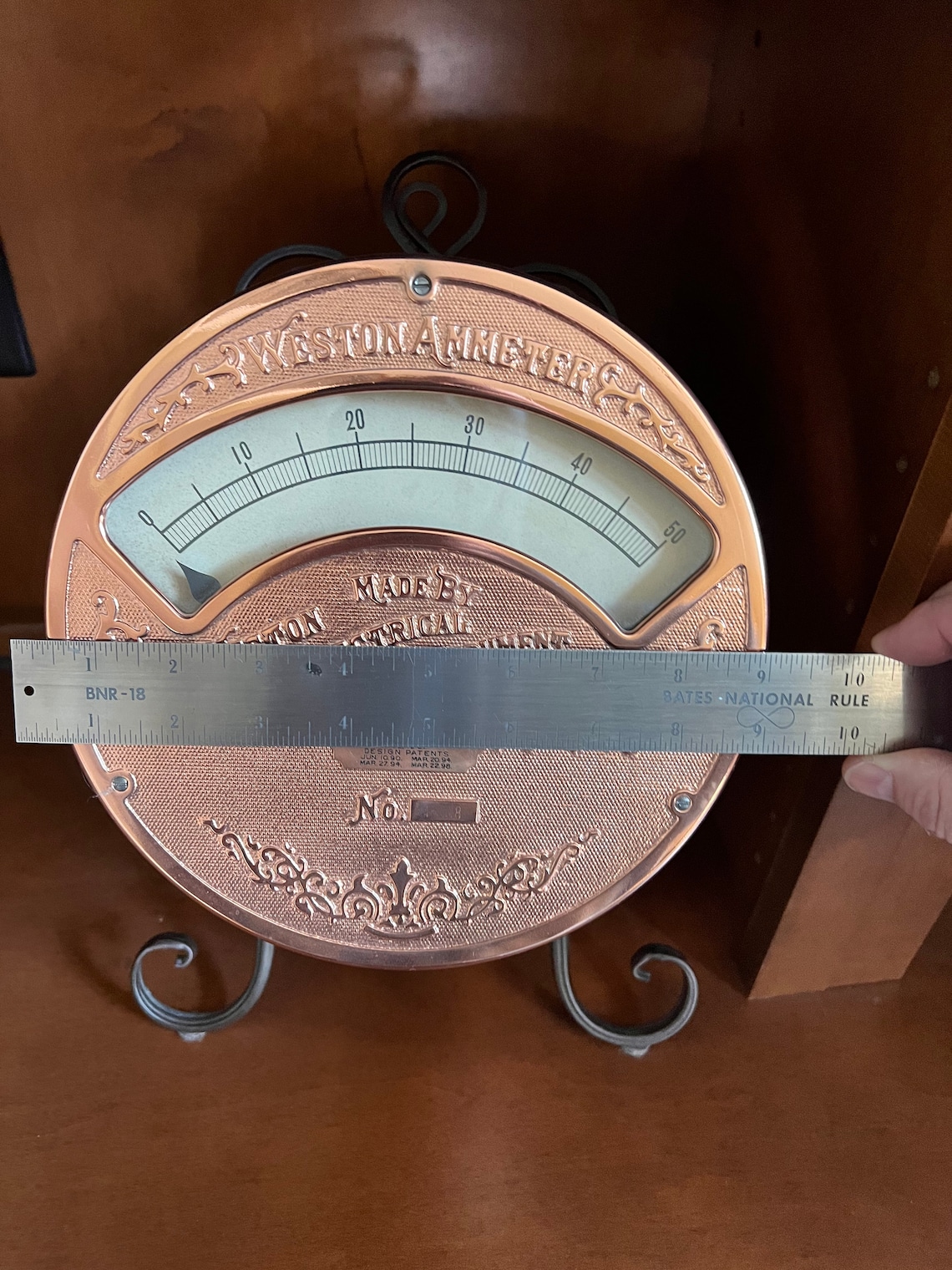 Antique Copper-clad Weston Electrical Instrument Company Industrial ...