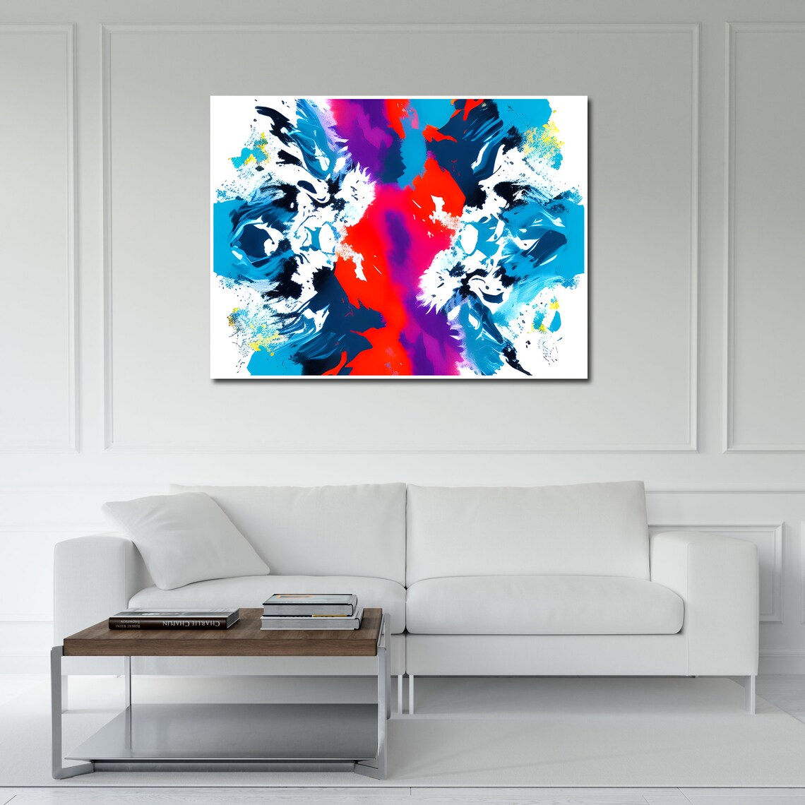 Alcohol Ink Art Set of Four Fluid Art Prints Abstract Wall Art ...