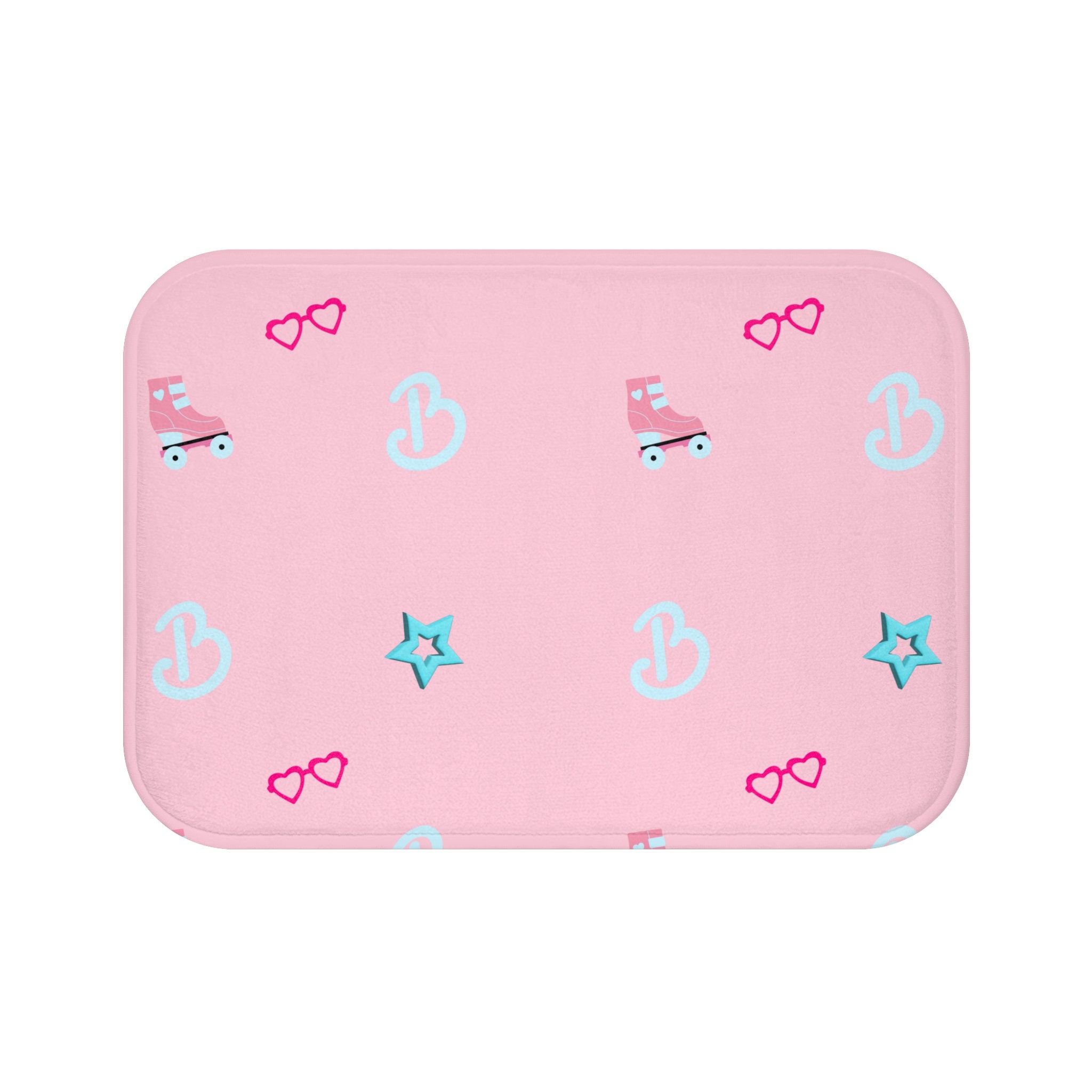 Barbie Bath Mat Barbie Decorations Pink Bath Mat Pink Girly - Etsy