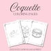 So Coquette Coloring Pages, Coquette Coloring Printables, Printable ...
