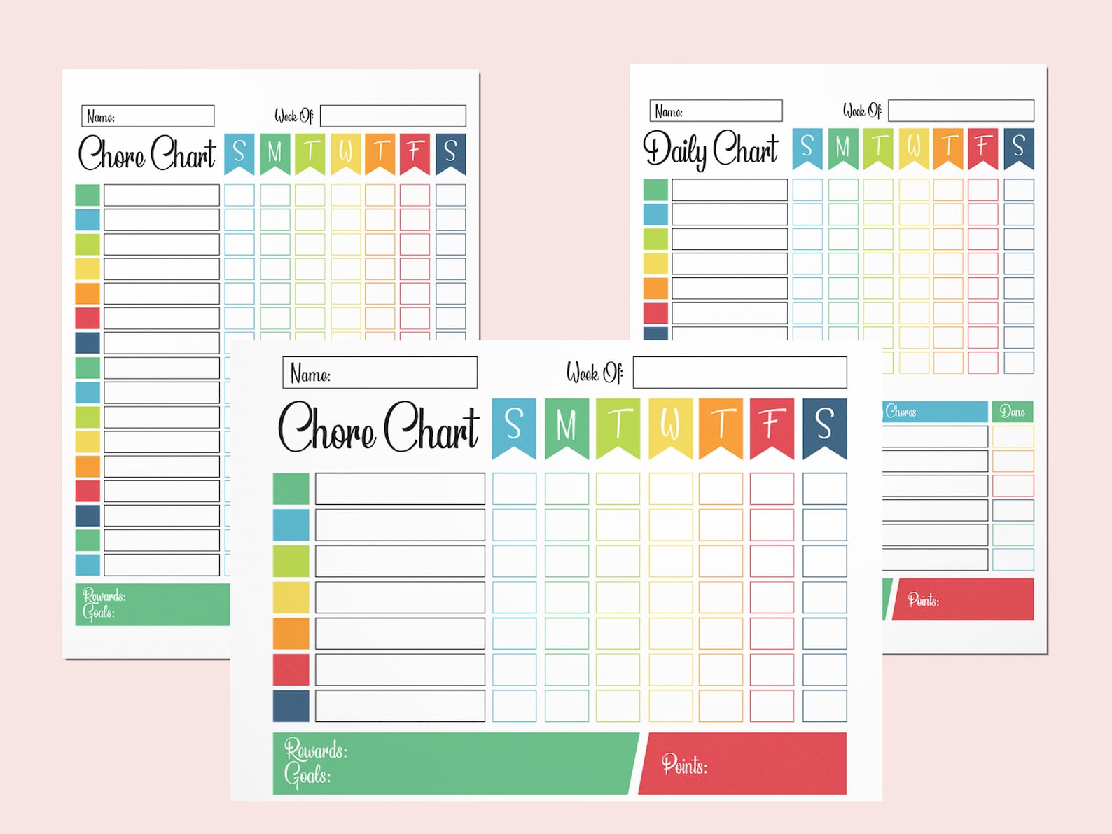 Tableau de corvée pour les enfants Tableau des corvées pour | Etsy