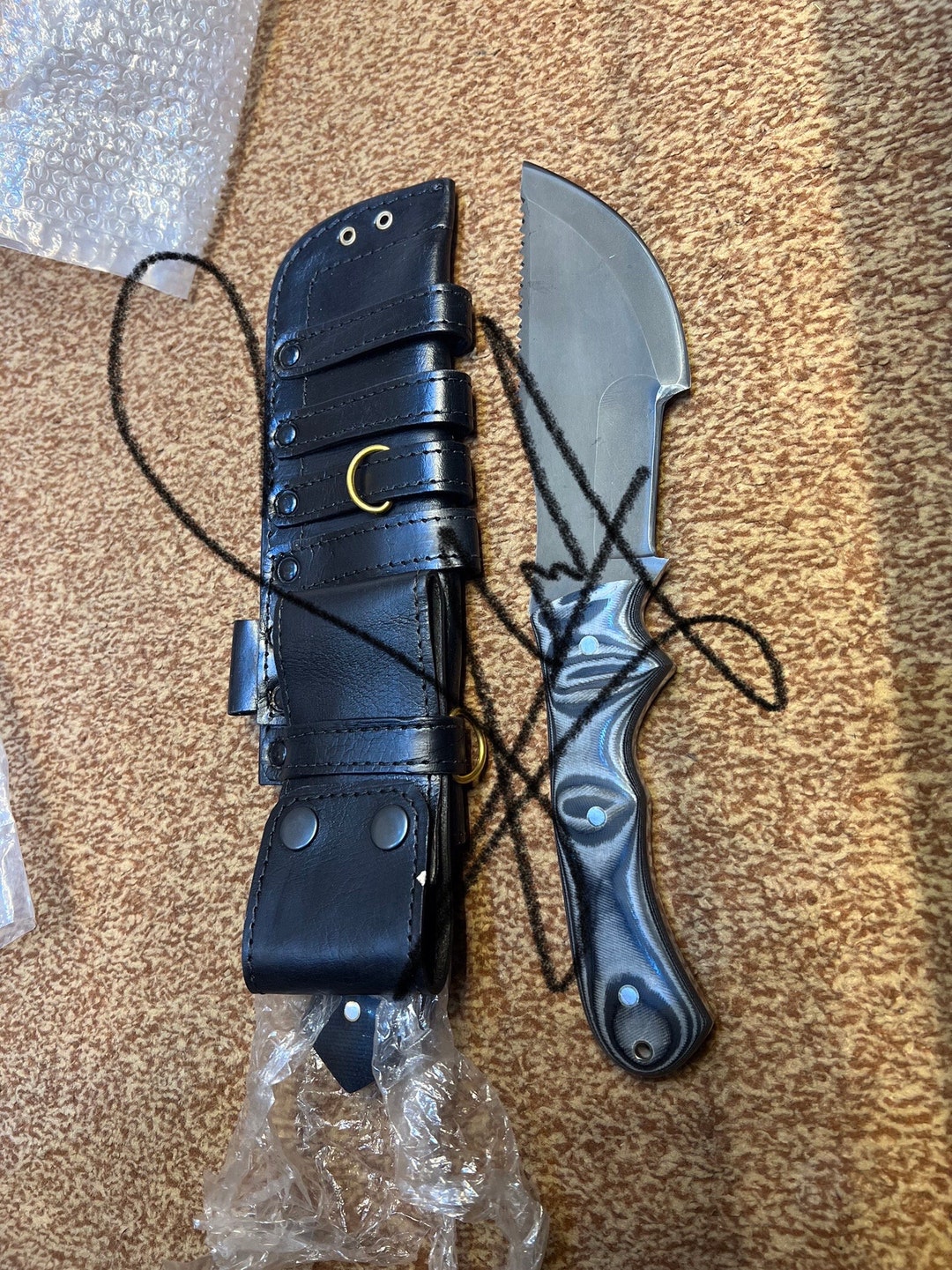 Buckley Tracker Shadowgrip| Inspired by Dave Beck | Bushcraft Knife ...