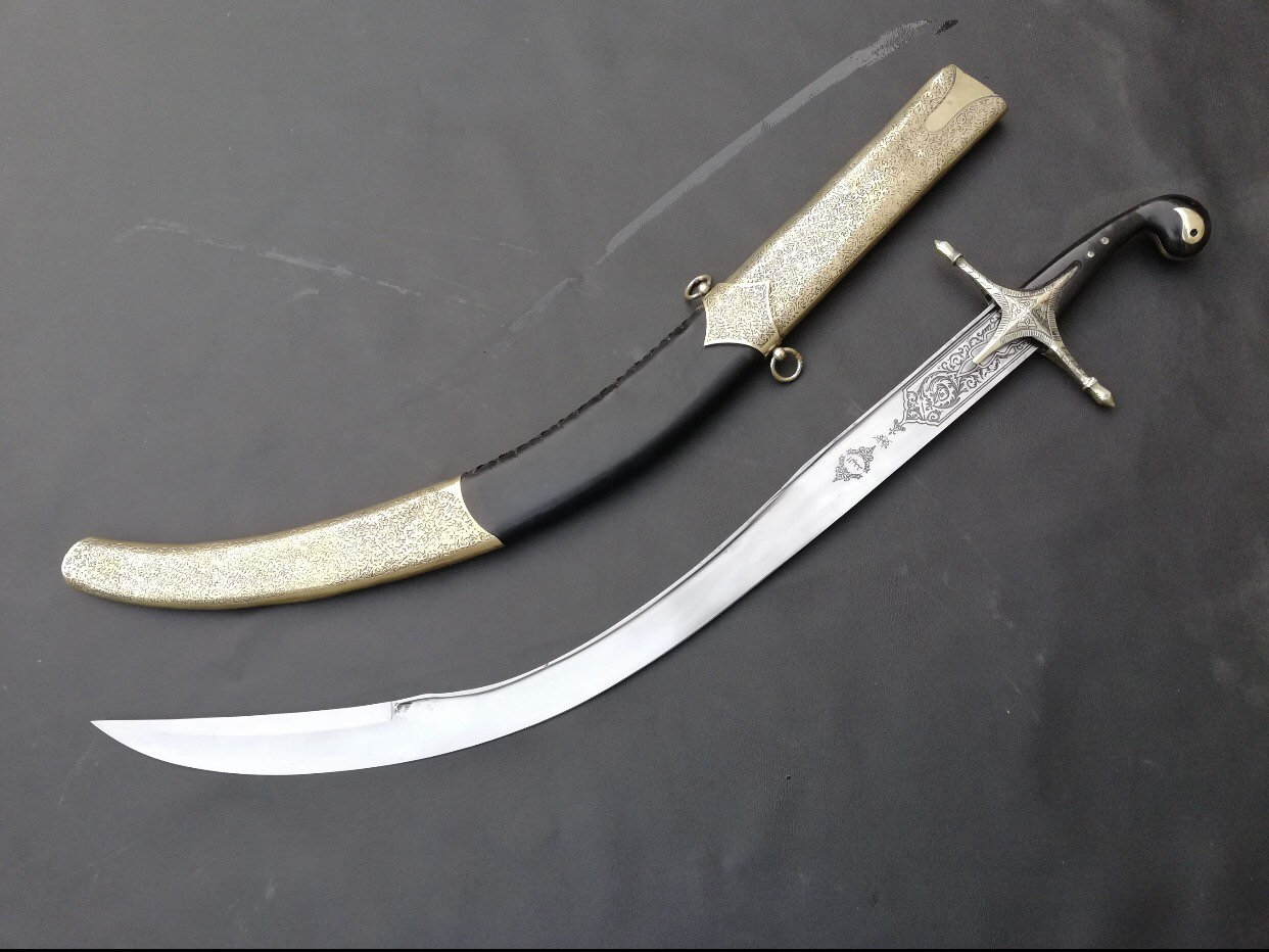 Handmade Turkish Kilij Pala Sword Ottoman Empire Sword Cavalry Officers ...