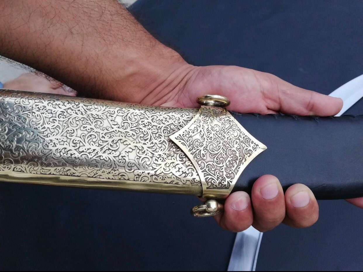 Handmade Turkish Kilij Pala Sword Ottoman Empire Sword Cavalry Officers ...