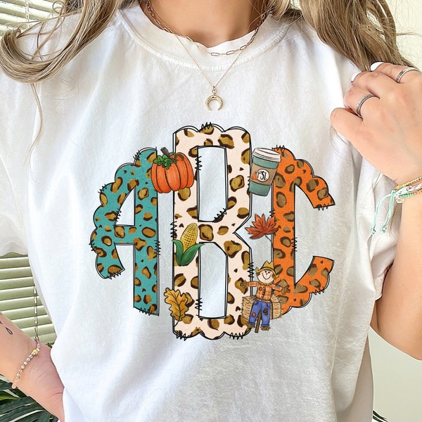 Monogram Tee - Etsy