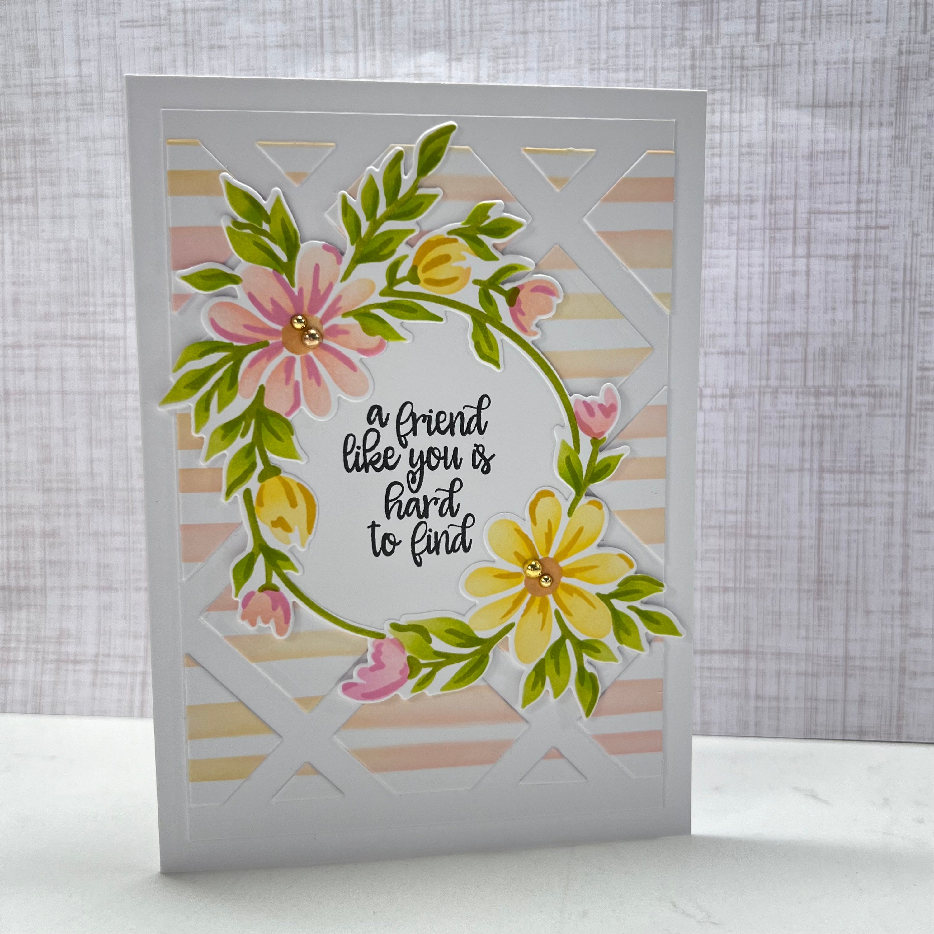 Friendship Cards, Best Friend, Good Friend, Handmade, Pretty Florals ...